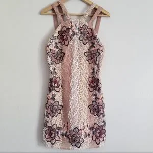 Anthropologie | Dresses | New Foxiedox Georgina Floral Appliqu Lace ...